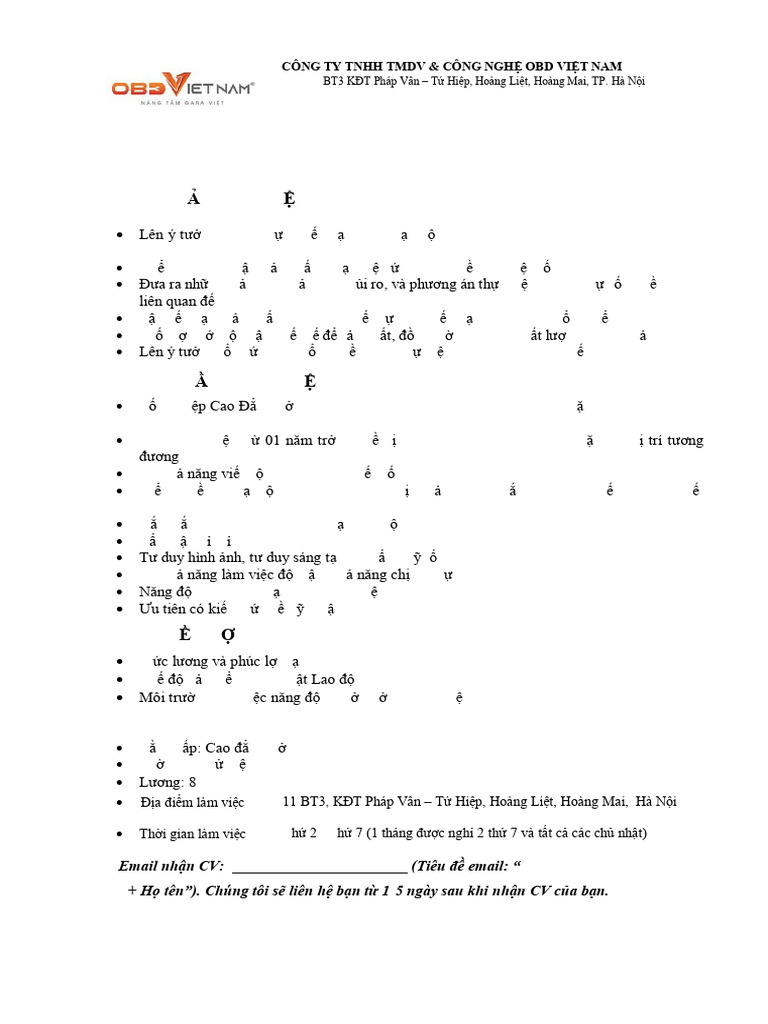 JD Content Creator | PDF