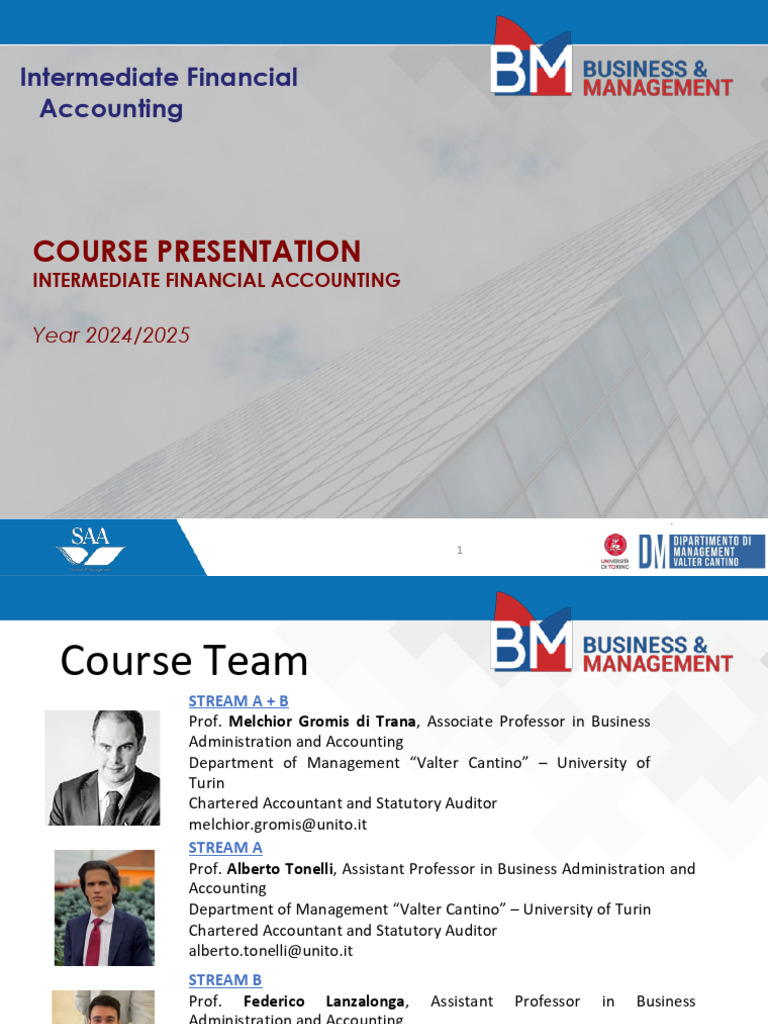 00 General Course Presentation | PDF | Accounting | Financial Accounting