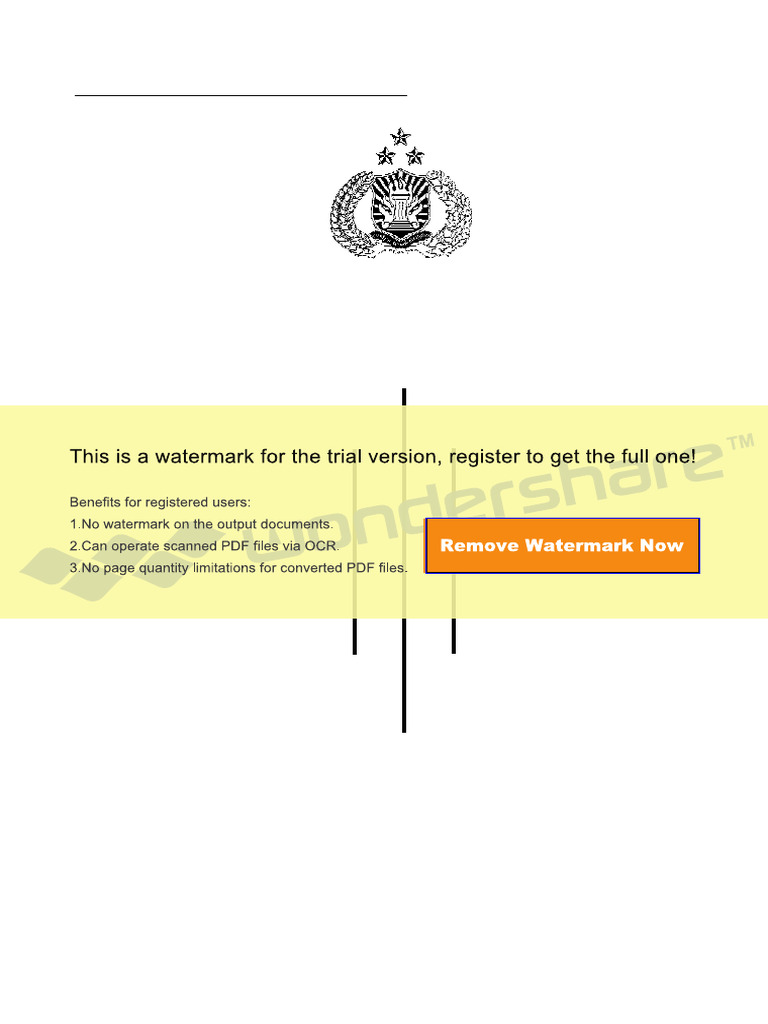 Standar Operasional Prosedur Sat Binmas | PDF