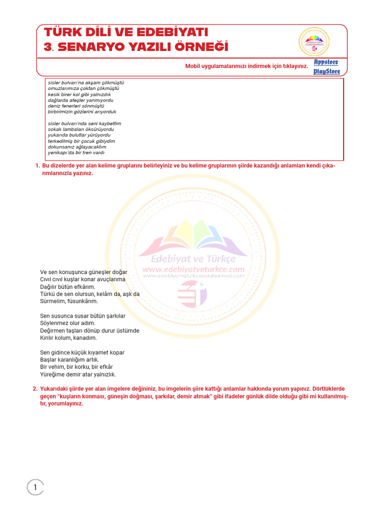 Sinif Senaryo 3 | PDF