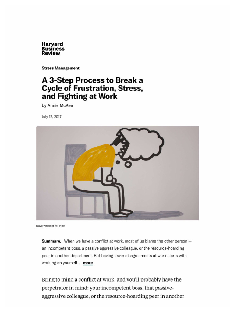 3 Steps To Fight With Stress | PDF