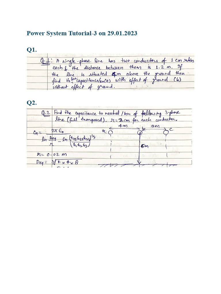PS Tutorial-3Qs | PDF