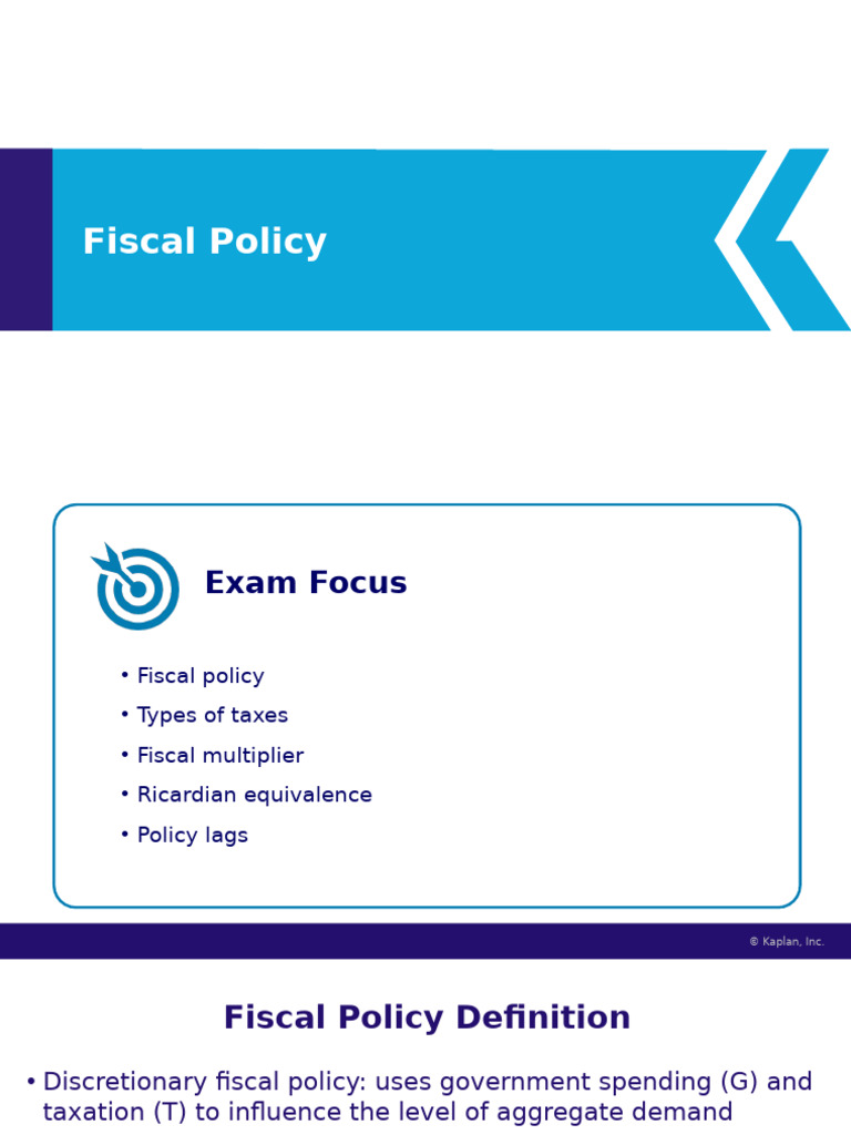 Econ 2 Kaplan 2025 | PDF | Fiscal Policy | Government Budget Balance