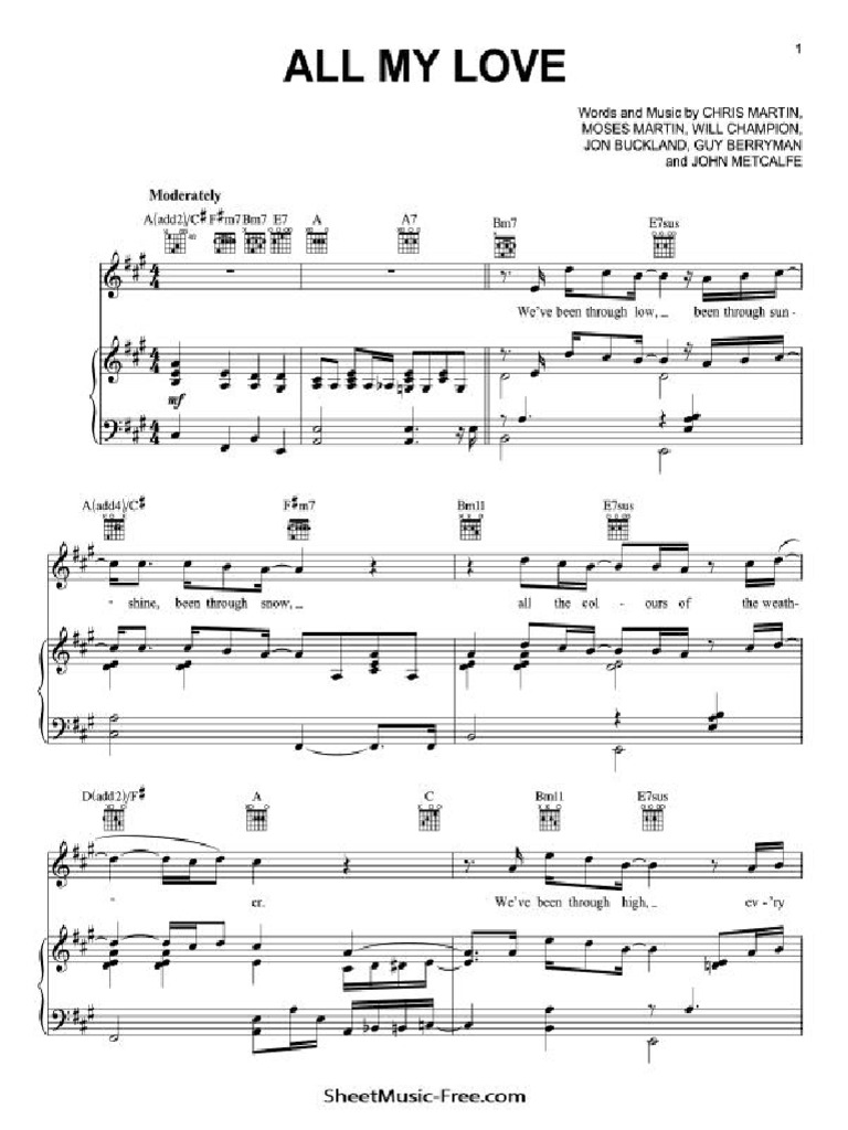 All My Love | PDF