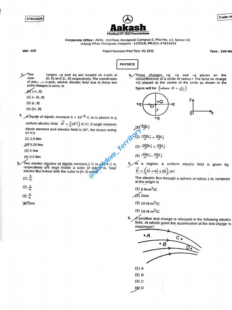 Rz_12th Pt-01_cf+Oym 27-02-2025 Que Paper | PDF