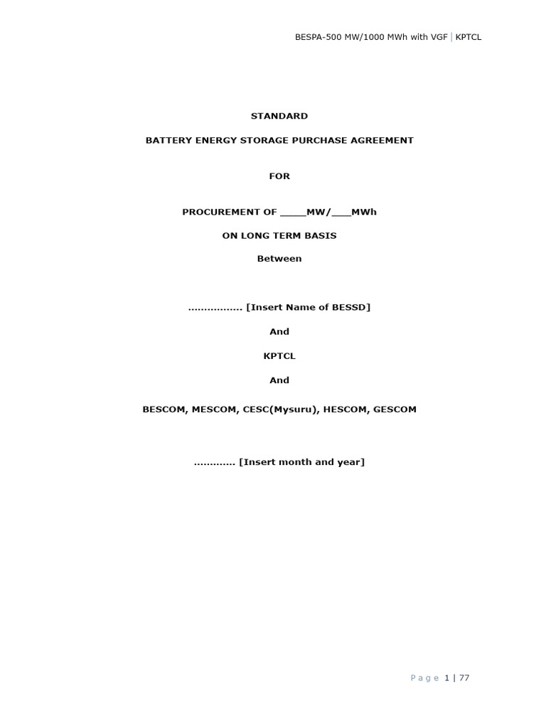 KPTCL Bespa 18022025 | PDF | Electrical Grid | Debt