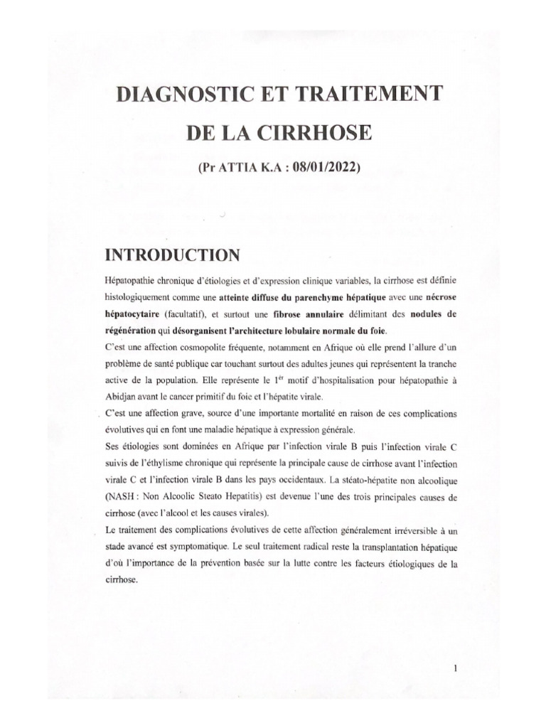 Cirrhose | PDF