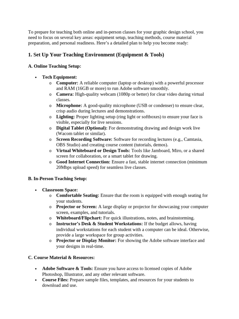 Graphic Design Teaching Prep Guide | PDF | Adobe Photoshop | Learning