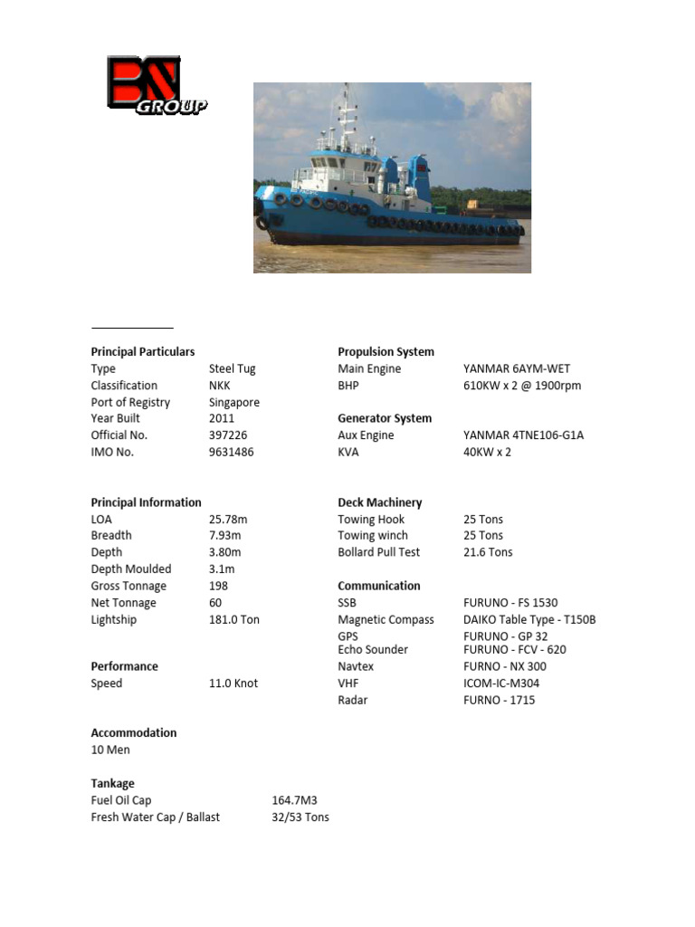 BS Pacific Specifications | PDF