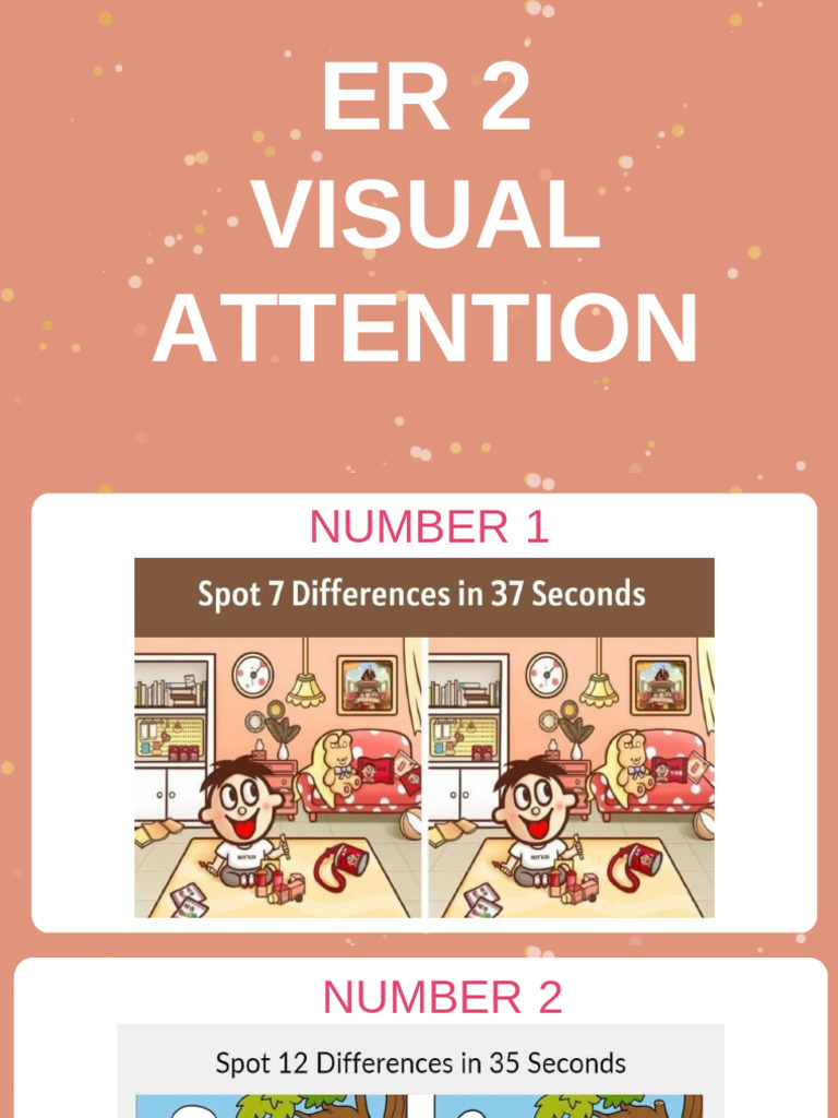 Visual Attention Test: Spot Differences | PDF