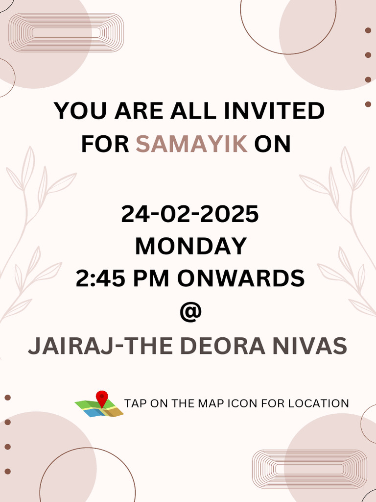 Samayik Invitation | PDF