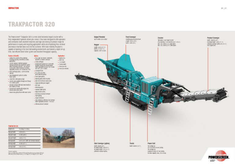 powerscreen_trackpactor_320_crusher_brochure | PDF