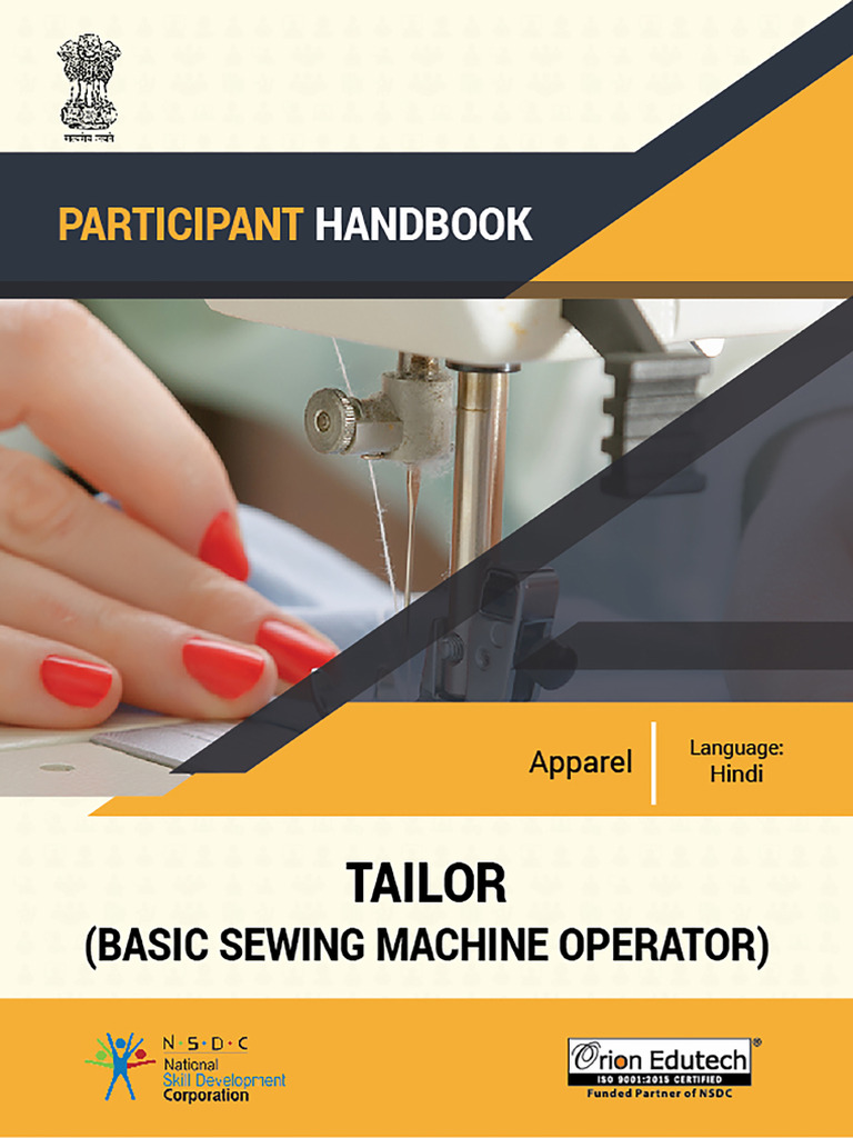 146241197-Tailor (Basic Sewing Machine Operator) Hindi | PDF