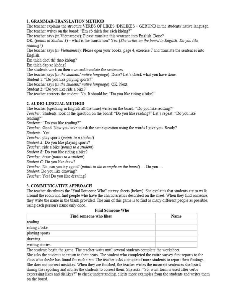 CLT Reading 3 - 3 Approaches Examples | PDF | Language Families | Linguistic Typology