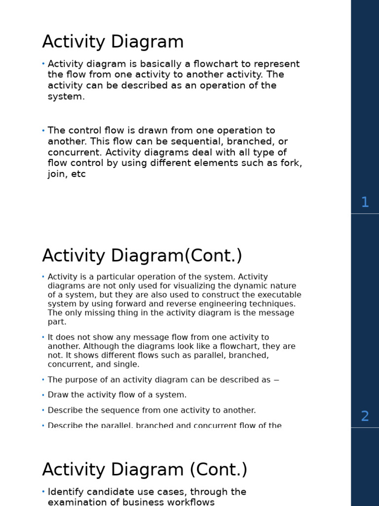 Understanding Activity Diagrams in Systems | PDF | Spreadsheet ...
