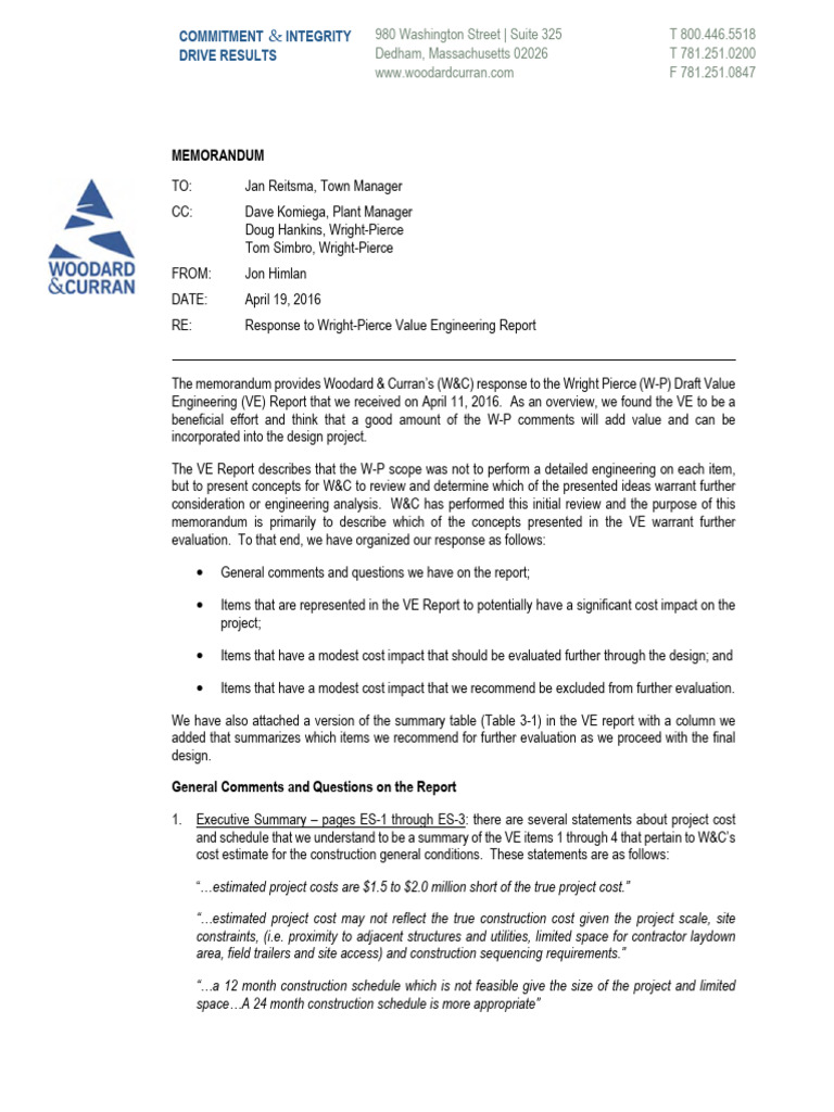 Engineers Comments On Value Engineering Report | PDF | Pump | Corrosion