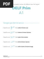 Corrigé DELF Prim A2 2024 | PDF