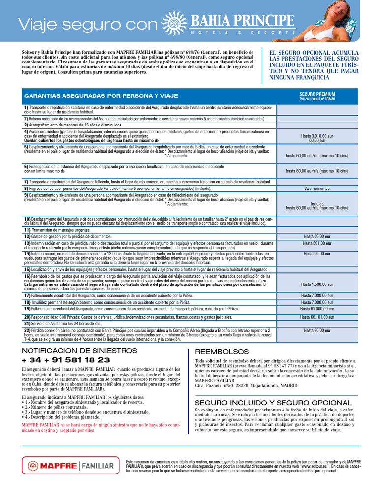 Seguro Mapfre | PDF | Póliza de seguros | Seguro