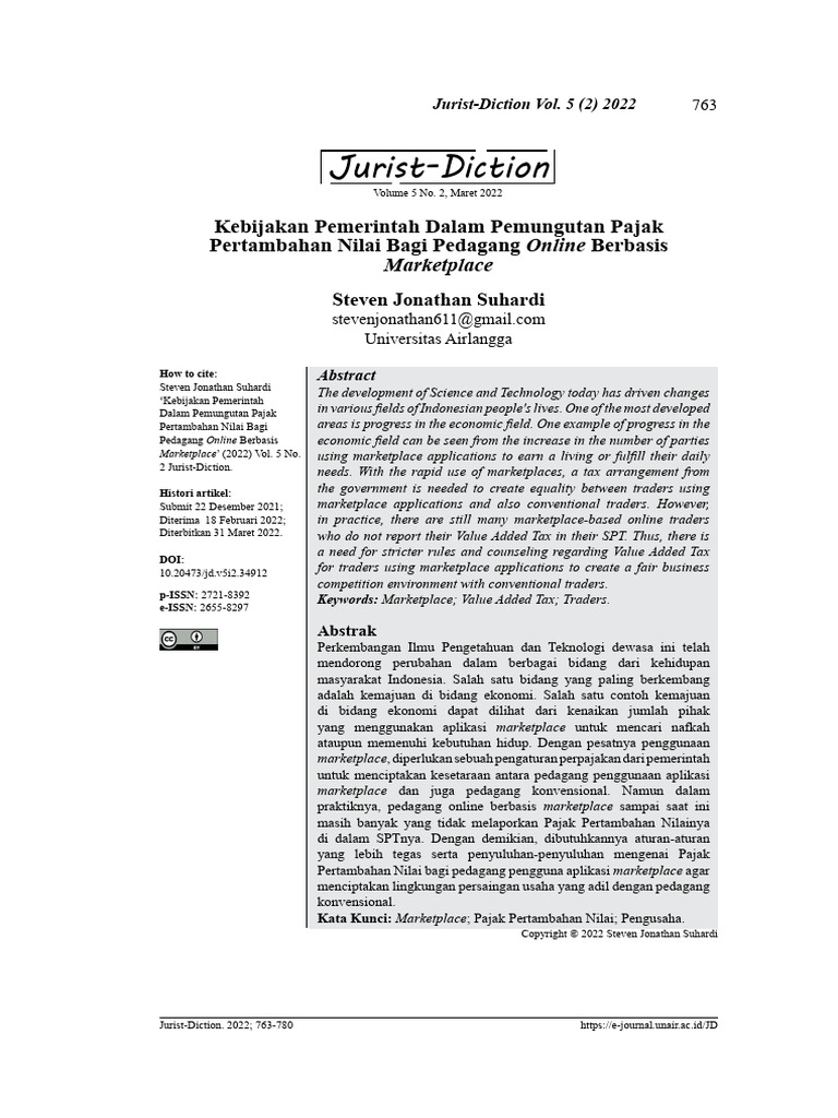 Steven Jonathan Suhardi 763-780 | PDF