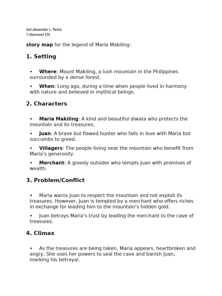 Story Maria Makiling | PDF