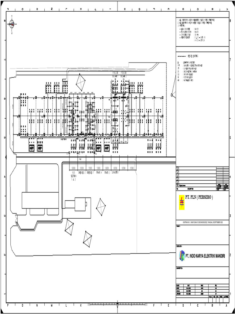 Rep Gi - Gndl-Ext-Cv-A.1-001 - Civil General Layout | PDF