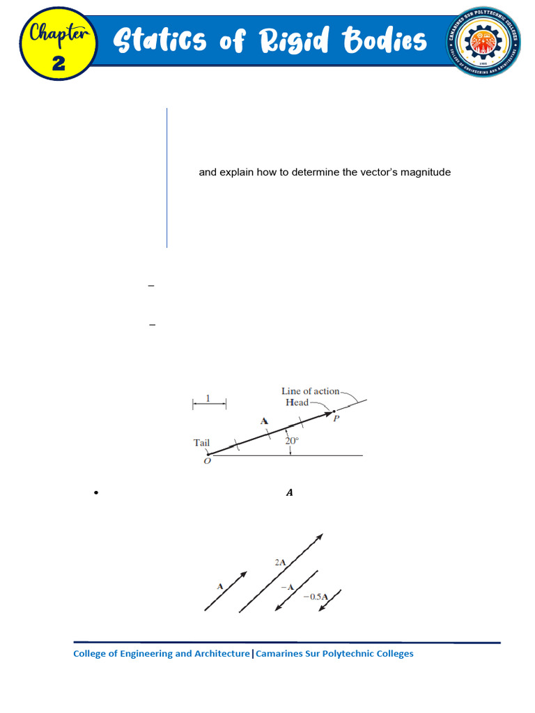 Chapter 2. Vector Operations | PDF | Euclidean Vector | Force
