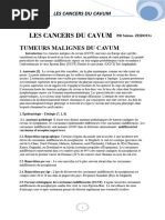 Cancer du Cavum : Diagnostic et Traitement | PDF | Cancer | Métastase