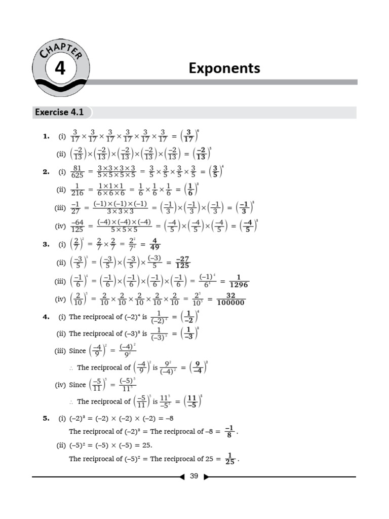 Solution Math 7 CHP 4 EXP | PDF
