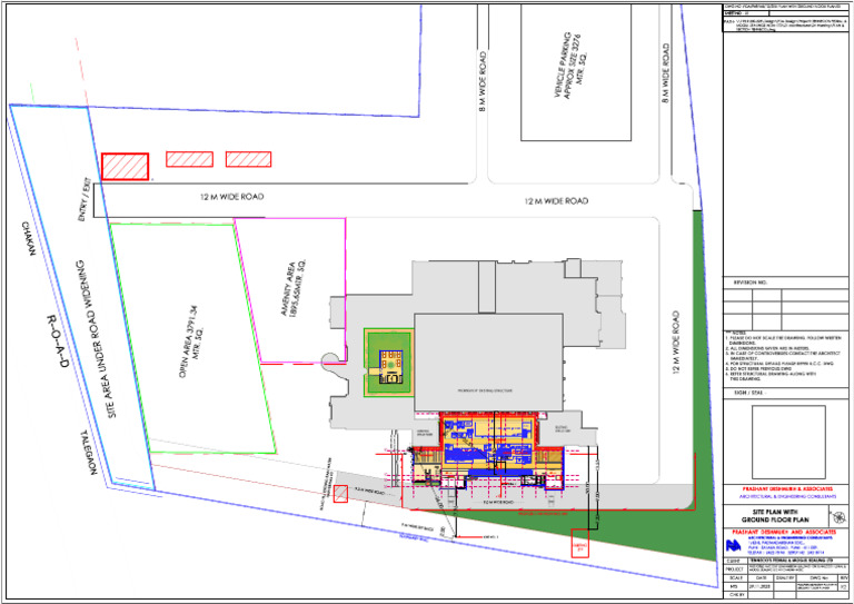 Site Plan With Ground Floor | PDF
