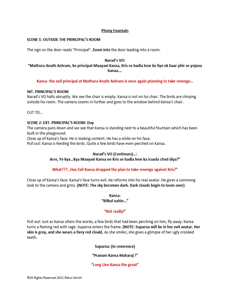 TV Animation Show Script | PDF