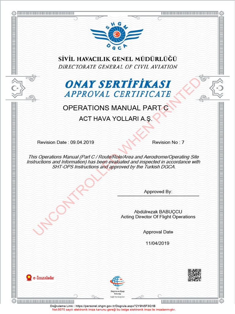 OM-C Rev 7 Signed | PDF