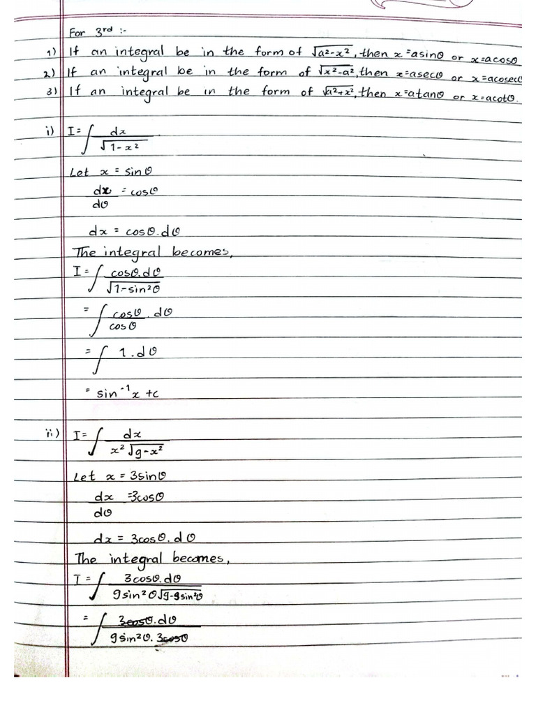 Anti Derivative Introduction | PDF