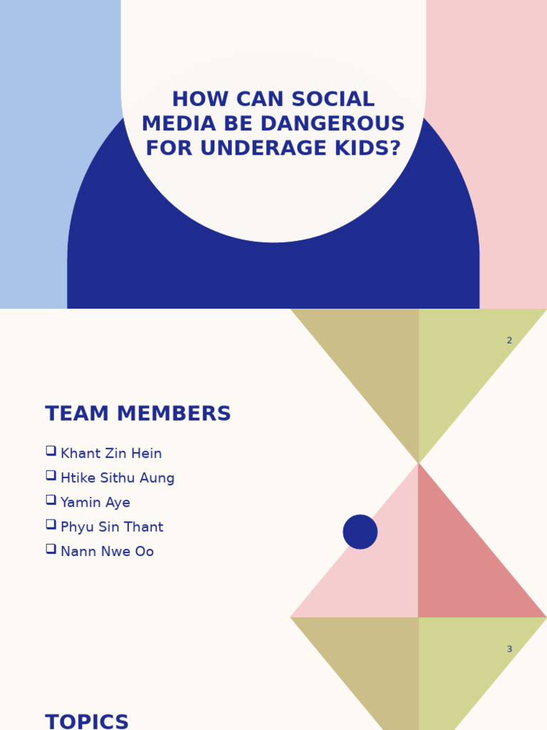 Dangers of Social Media for Kids | PDF | Cyberbullying | Social Media