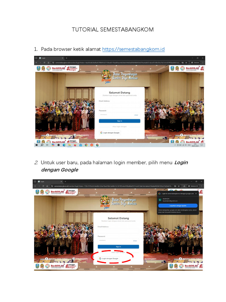 Tutorial Semestabangkom | PDF