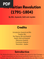 Haitian Revolution Timeline | PDF | History