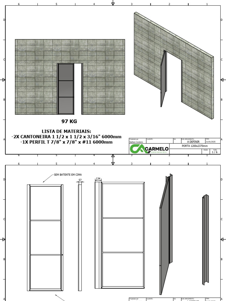Montagem Completa Do Porta | PDF