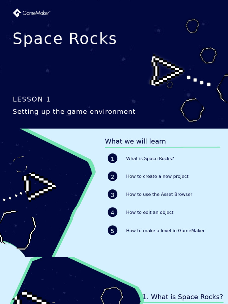 Lesson 1 - Setting Up Your Game | PDF | Software | Computing