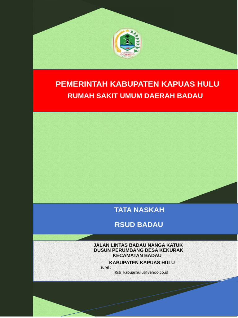 Tata Naskah Rsud Badau Fixs-2024 | PDF