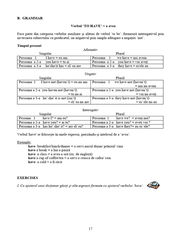 VB To Have-A Avea | PDF
