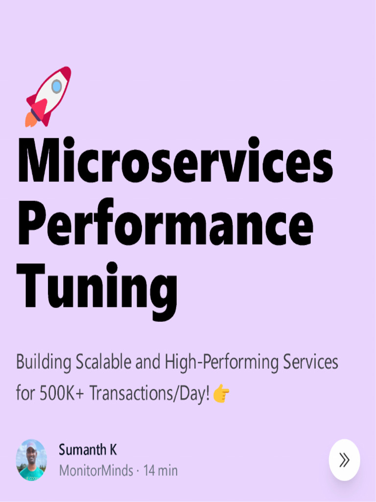 Microservices Performance Tuning | PDF