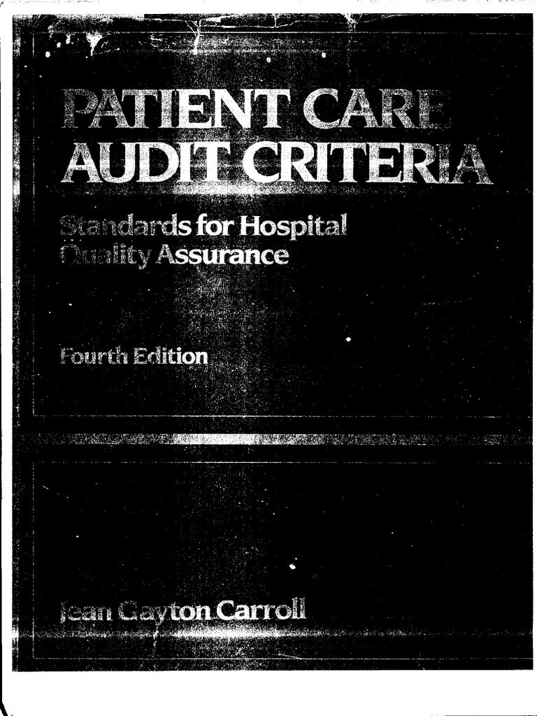 Patient CARE Audit Criteria - JG Carroll | PDF