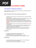 Murdock's Serial Position Curve Study Overview | PDF | Long Term Memory ...