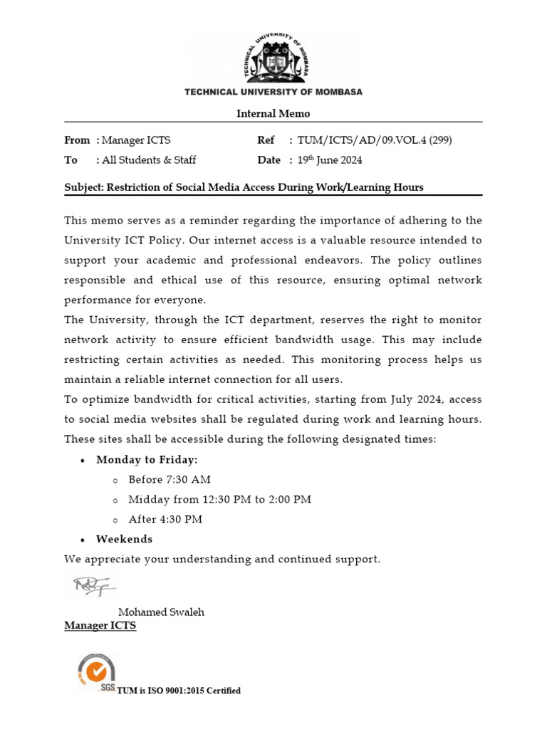 Social Media Restriction | PDF