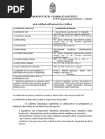 Adatkezelési Hozzájáruló Nyilatkozat Minta | PDF