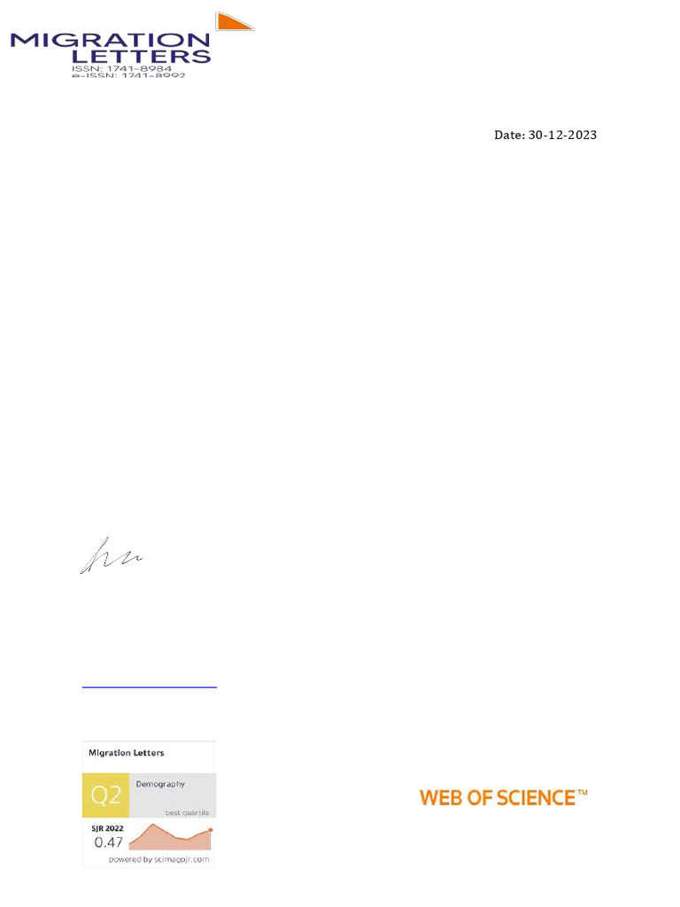 Migration Letters-LOA-301-2-5 | PDF