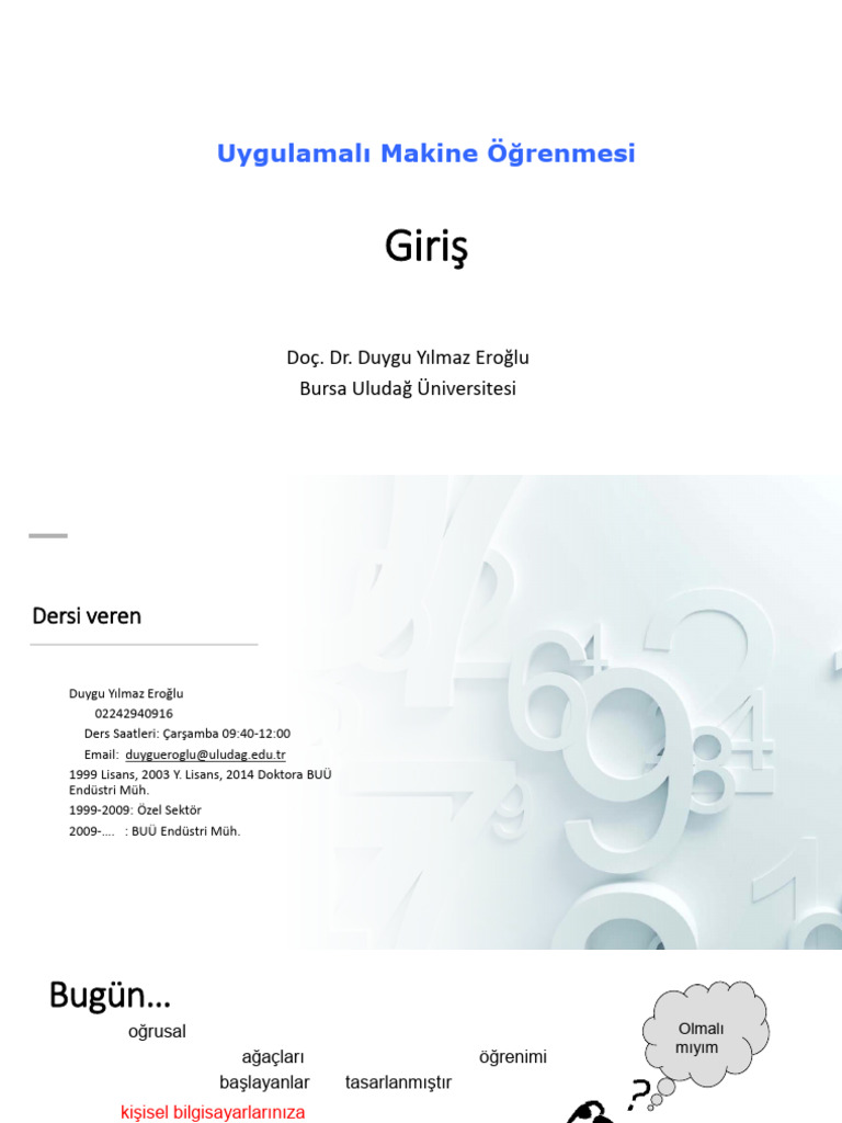 1 Hafta | PDF