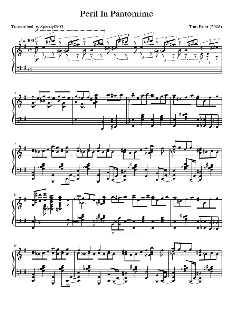 Peril in Pantomime | PDF