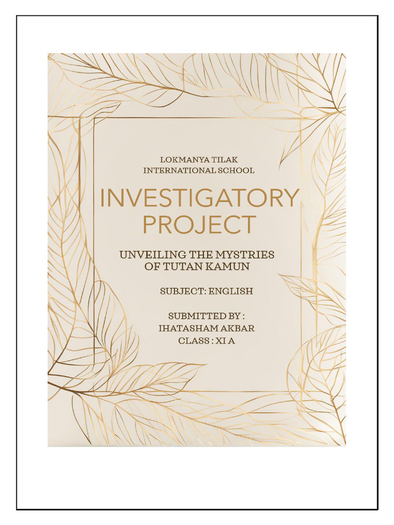 Unveiling The Mystries of Tutan Khamun | PDF | Tutankhamun | Akhenaten