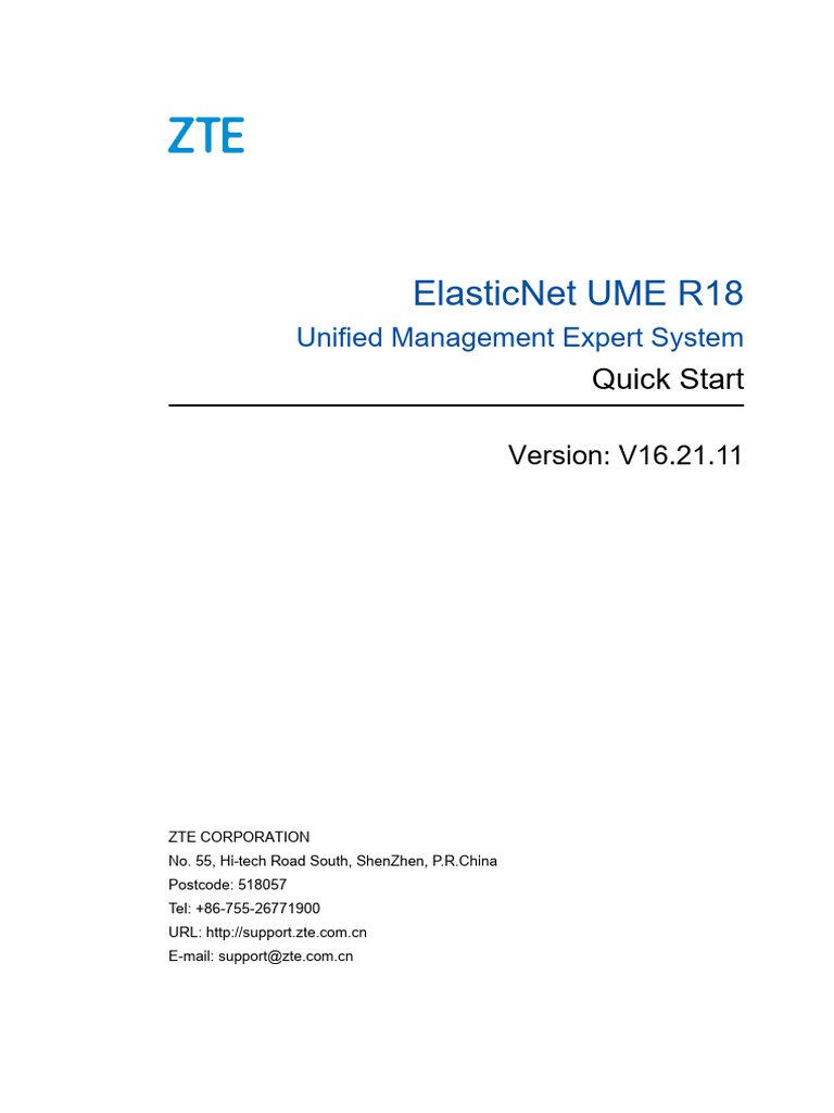SJ-20210416103553-001-ElasticNet UME R18 (V16.21.11) Quick Start | PDF | License | Icon (Computing)