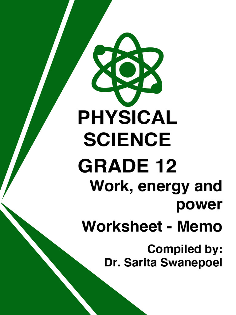 Grade 12 Physics: Work & Energy | PDF | Force | Physics